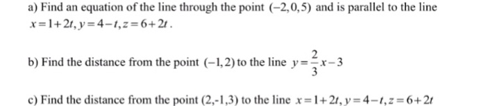 Solved Find an equation of the line through the point (-2, | Chegg.com