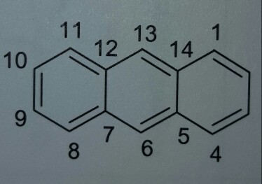 Solved one resonance structure of anthracene, C14H10, is | Chegg.com