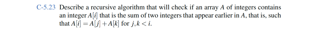 Solved C 523 Describe A Recursive Algorithm That Will Check