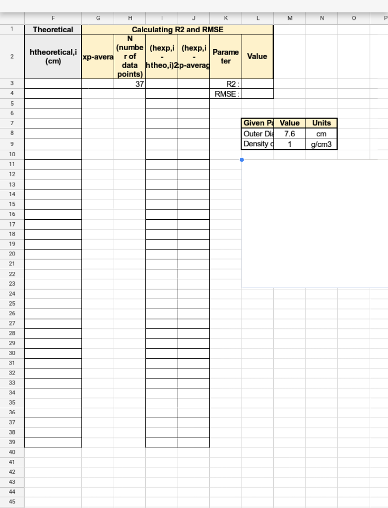 Solved I need help filling the excel sheet and answering the | Chegg.com