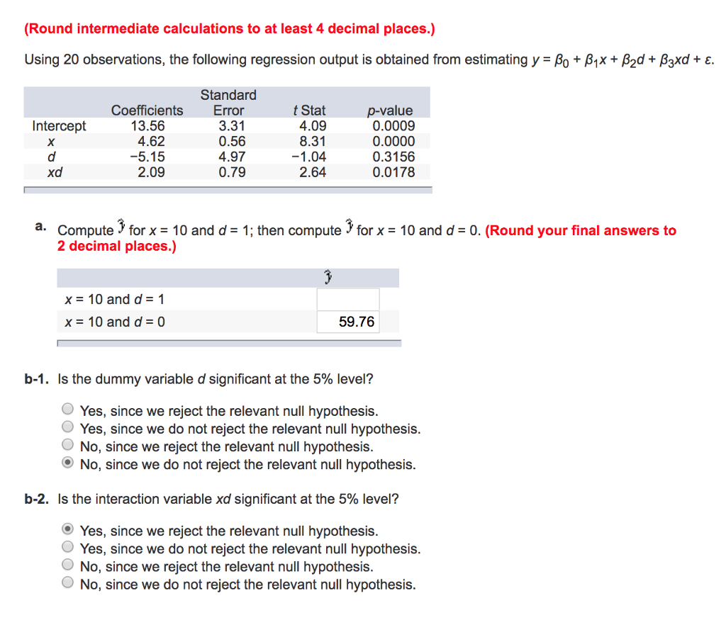 Solved (Round intermediate calculations to at least 4 | Chegg.com