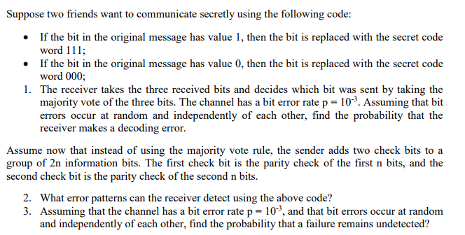 Solved Suppose two friends want to communicate secretly | Chegg.com Solved Suppose two friends want to communicate secretly | Chegg.com