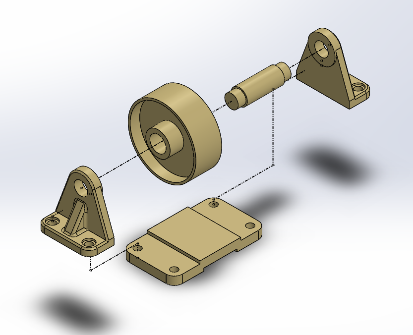 Solved Lab work # 7-Assembly and Exploded views Spring 2018 | Chegg.com