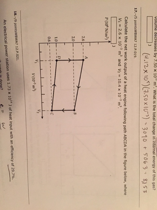 Solved Calculate the net work output of a heat engine | Chegg.com