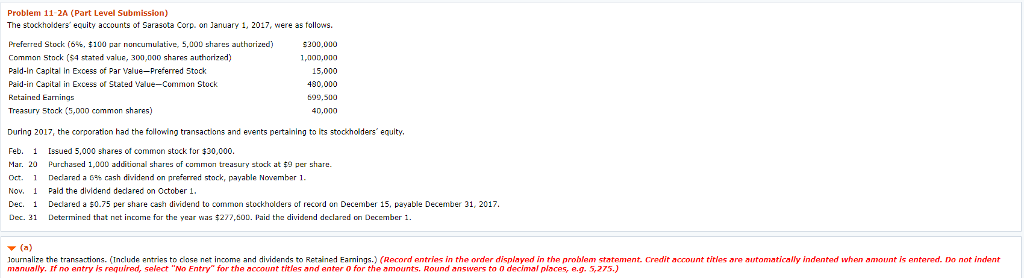 Solved Problem 11 2A (Part Level Submission) The | Chegg.com