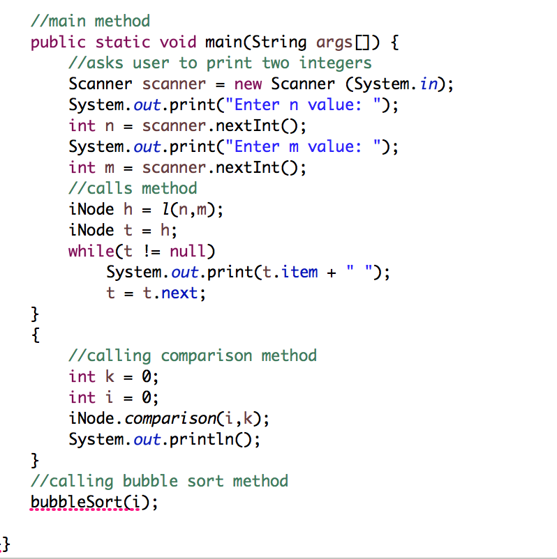 Solved Write a method that receives two integers n and m and | Chegg.com