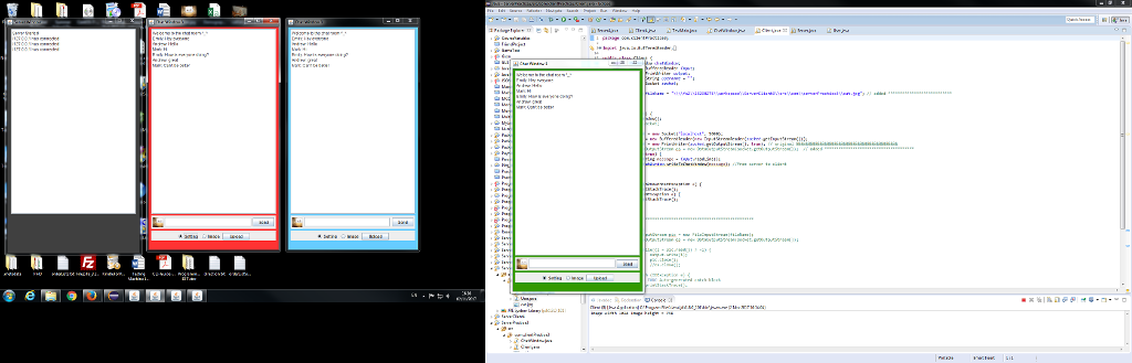 JAVA - Write a chat room application that allows | Chegg.com