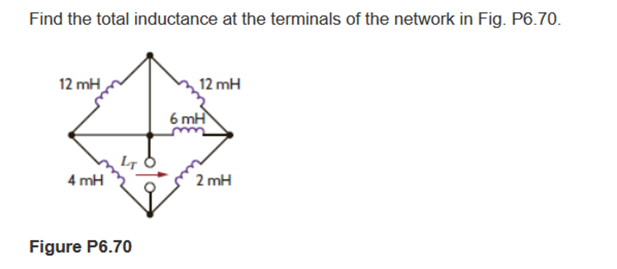 Solved Find the total inductance at the terminals of the | Chegg.com