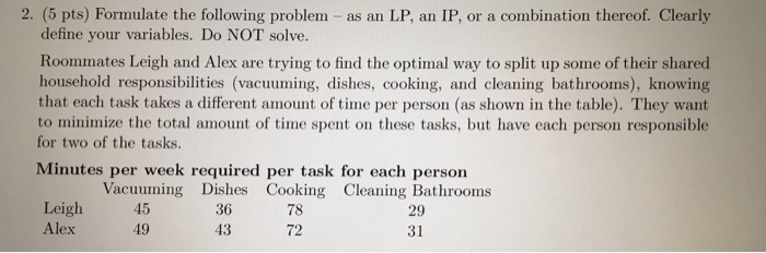 Solved Formulate An Integer Program Or Linear Program But 8214
