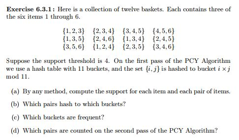 Exercise 6.3.1: Here is a collection of twelve | Chegg.com