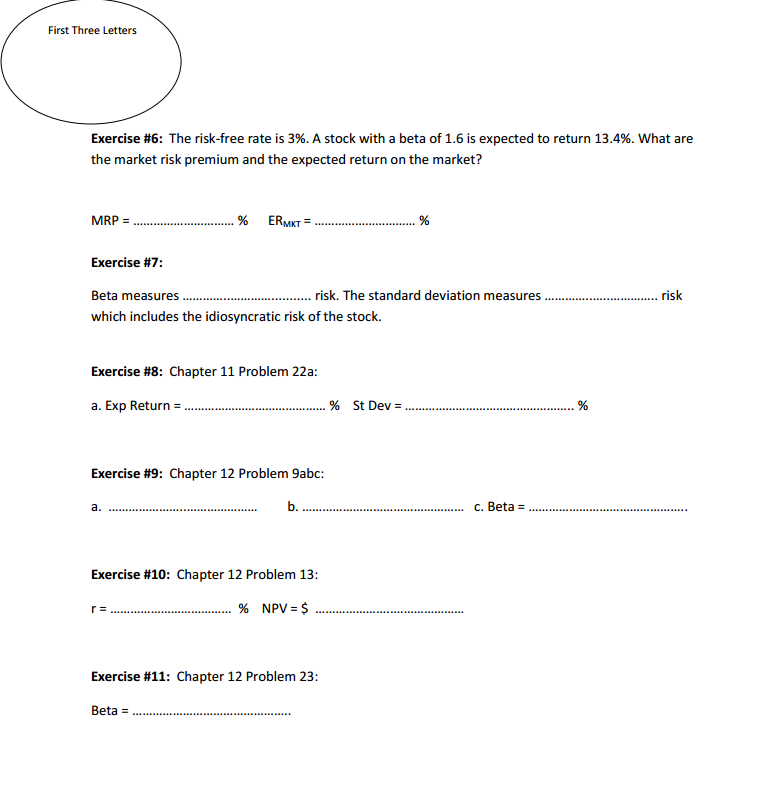 Solved Finance homework problem want all correct | Chegg.com