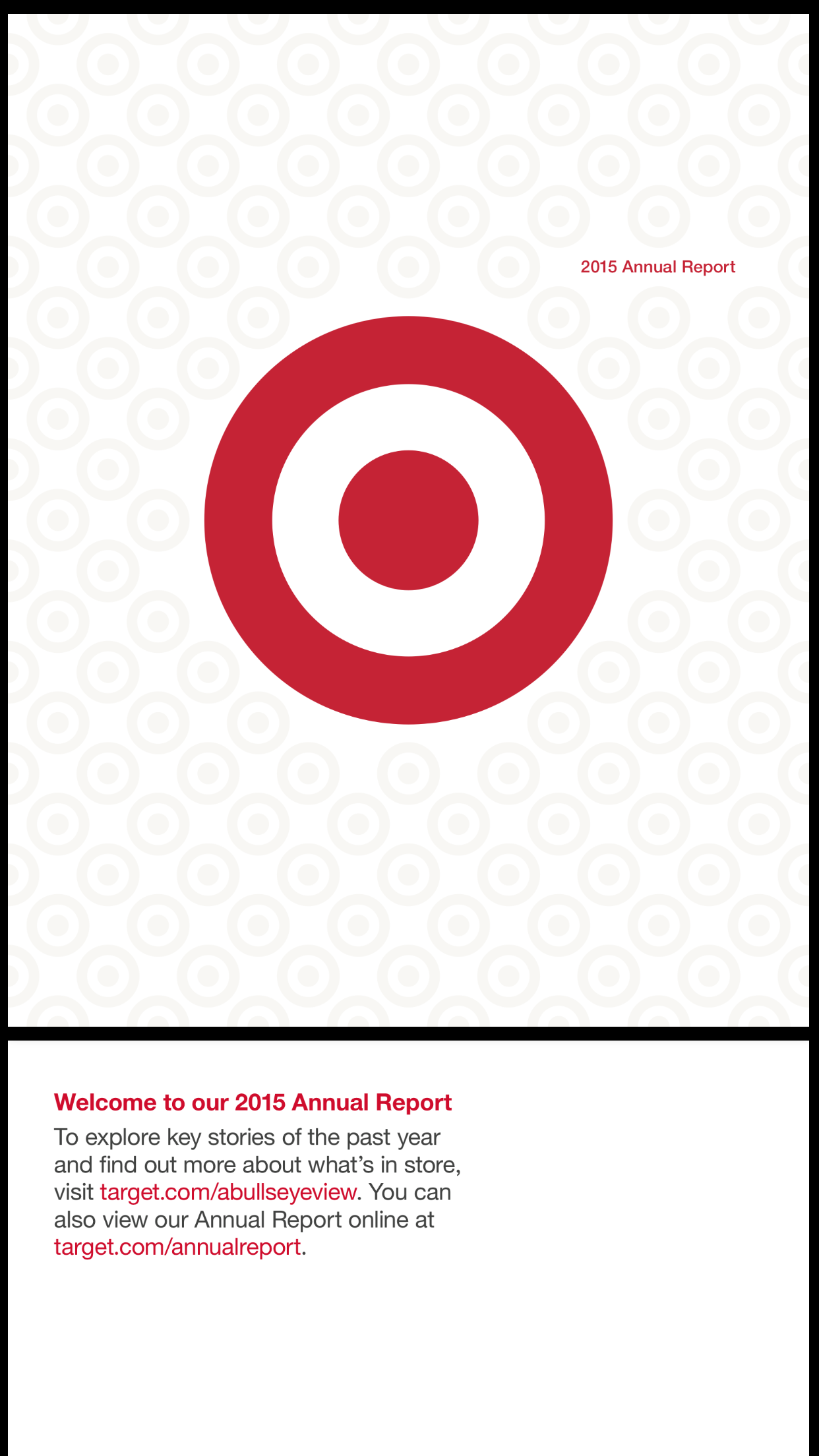Solved 2015 Annual Report Welcome to our 2015 Annual Report | Chegg.com
