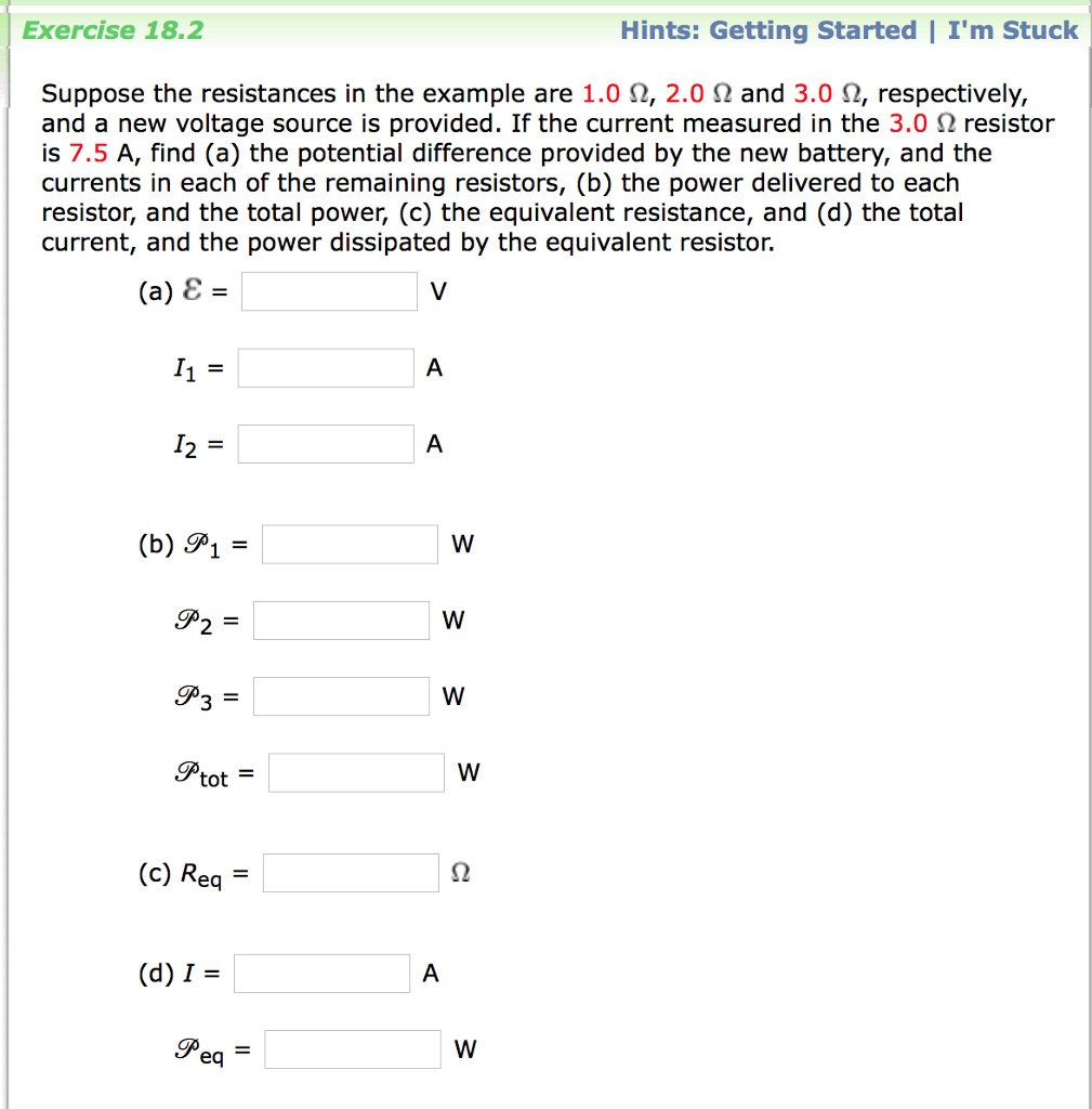 Solved Exercise 18.2 Hints: Getting Started | I'm Stuck | Chegg.com