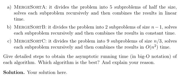 Solved Textbook: Introduction to Algorithms (3rd edition) by | Chegg.com
