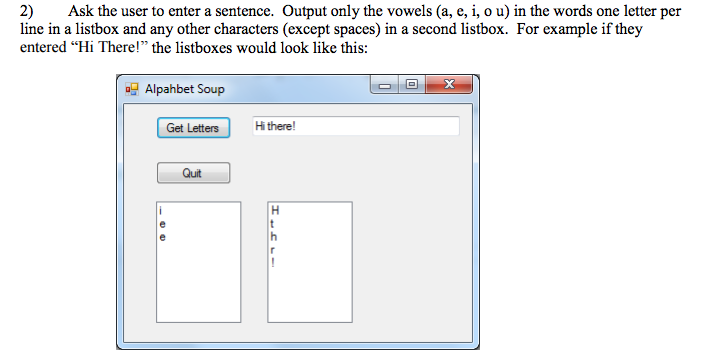 Solved Ask the user to enter a sentence. Output only the | Chegg.com