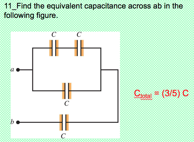 Solved Find the equivalent capacitance across ab in the | Chegg.com