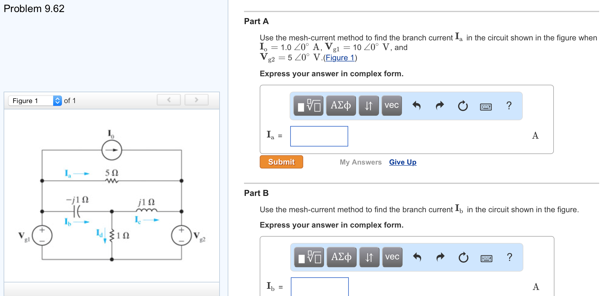 Solved Part A Use the mesh-current method to find the branch | Chegg.com Solved Part A Use the mesh-current method to find the branch | Chegg.com