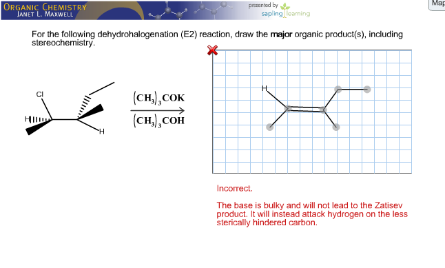 Solved For the following dehydrohalogenation (E2) reaction, | Chegg.com