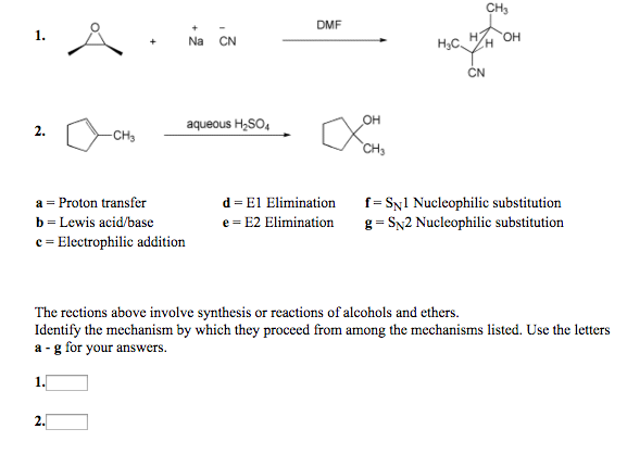 Solved CH3 DMF +Na CN CN OH aqueous H2SO4 2. CH3 CH3 a- | Chegg.com
