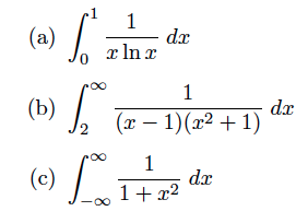 Solved Evaluate the following improper integrals or show | Chegg.com