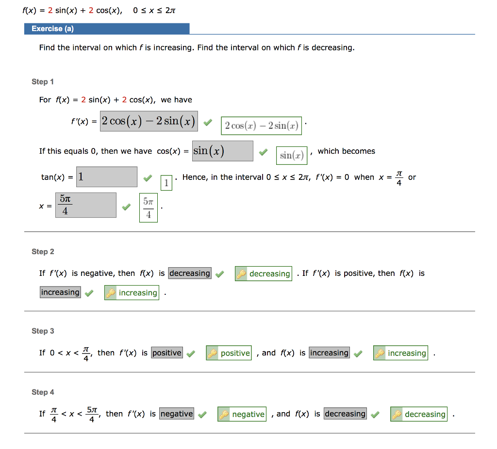 Solved F x 2 Sin x 2 COS X 0 X 2 Exercise a Find Chegg