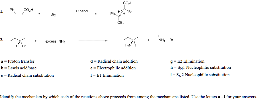 Solved CO2H 1. Ph Ethanol HBr Br2 OEt excess NH3 +NH4 Br H | Chegg.com