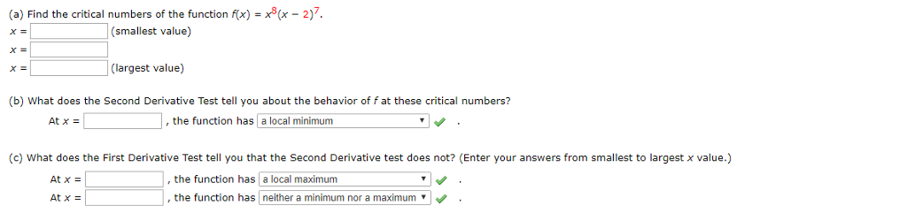 Solved (a) Find the critical numbers of the function f(x) | Chegg.com