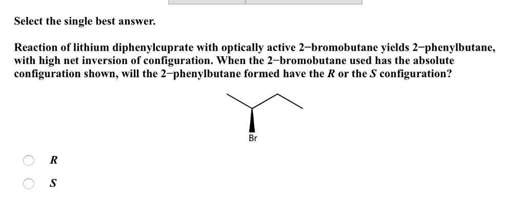 Solved Reaction of lithium diphenylcuprate with optically | Chegg.com