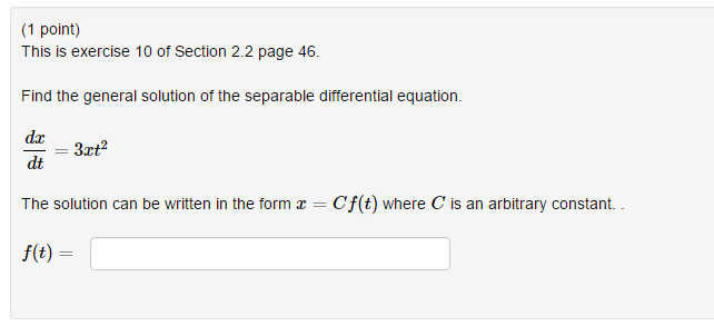 Solved Find The General Solution Of The Separable