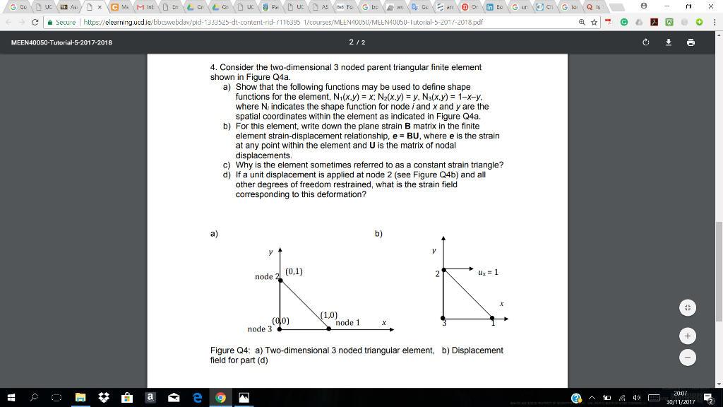 Solved Secure https://elearning.uco.ie | Chegg.com
