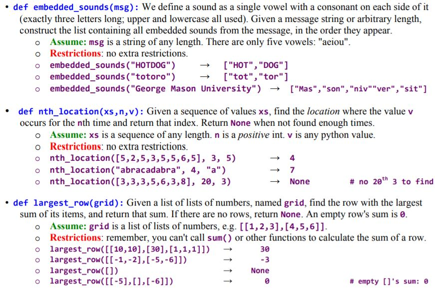 Solved . def embedded_sounds (msg): We define a sound as a | Chegg.com