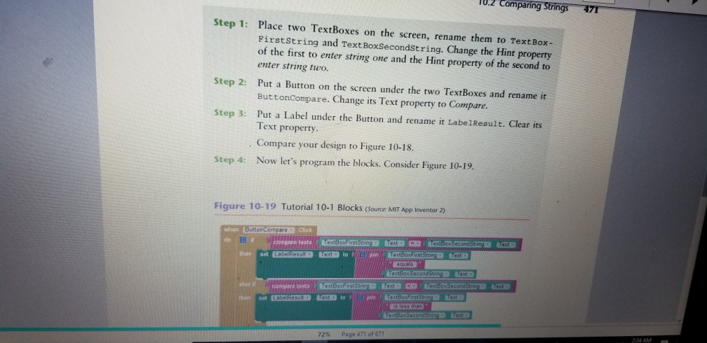 Solved ,メ 596 ﹀ Page 508 of 671A pter 10 Working with Text | Chegg.com