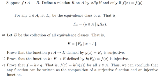 Solved Suppose Define A Relation R On A By Xry If And Only 1699