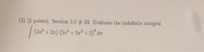 Solved Evaluate the indefinite integral integral (3x^2 + | Chegg.com
