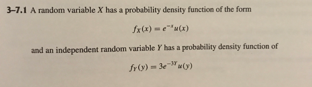 A random variable X has a probability density | Chegg.com