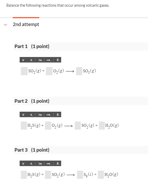 Solved Balance the following reactions that occur among | Chegg.com