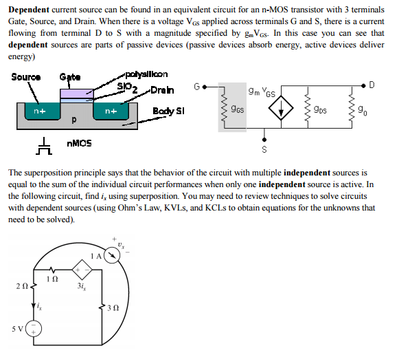 Solved Dependent current source can be found in an | Chegg.com