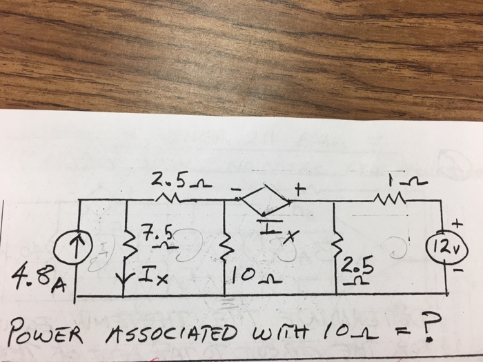 Solved POWER ASSOCIATED WITH 10 Ohm =? | Chegg.com
