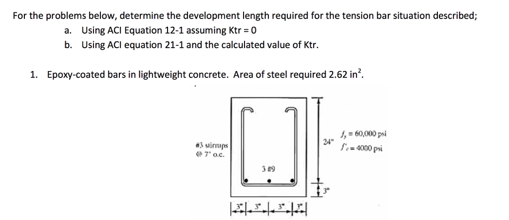 Solved For the problems below, determine the development | Chegg.com