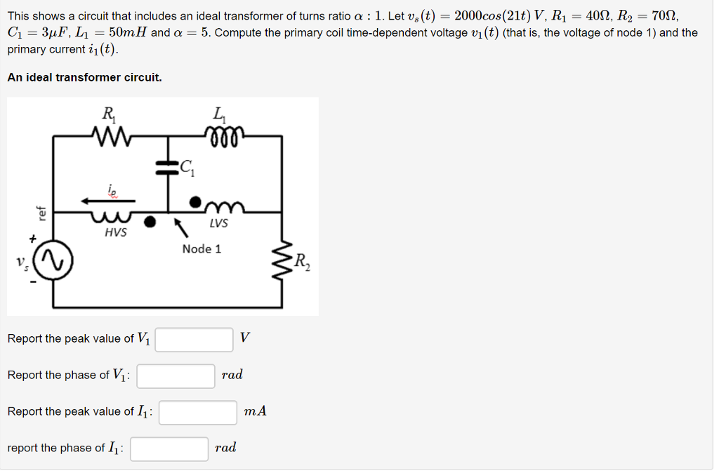 Solved This shows a circuit that includes an ideal | Chegg.com