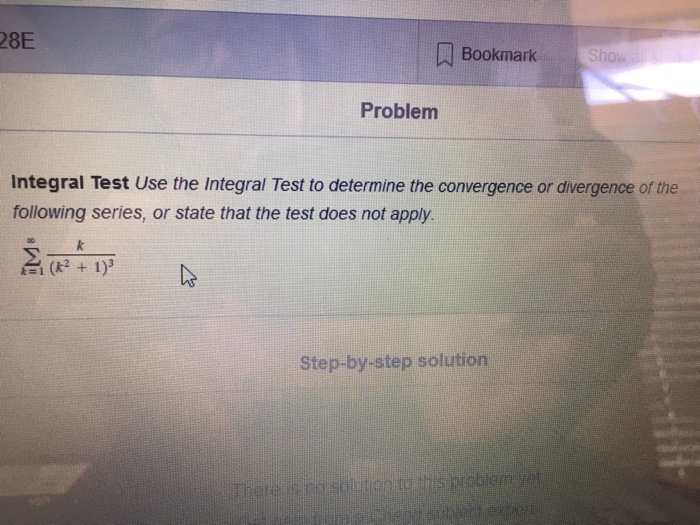 Solved Integral Test Use the Integral Test to determine the | Chegg.com Solved Integral Test Use the Integral Test to determine the | Chegg.com