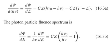 Solved Problem 5. (a) The energy fluence spectrum for a thin | Chegg.com
