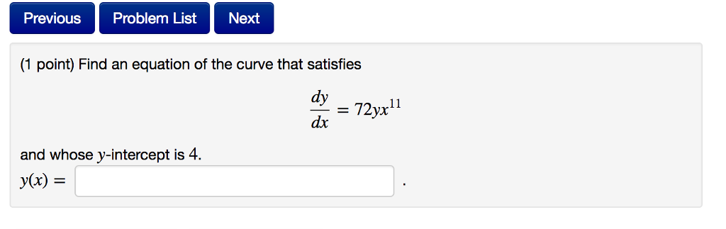 Solved Previous Problem List Next (1 point Find an equation | Chegg.com