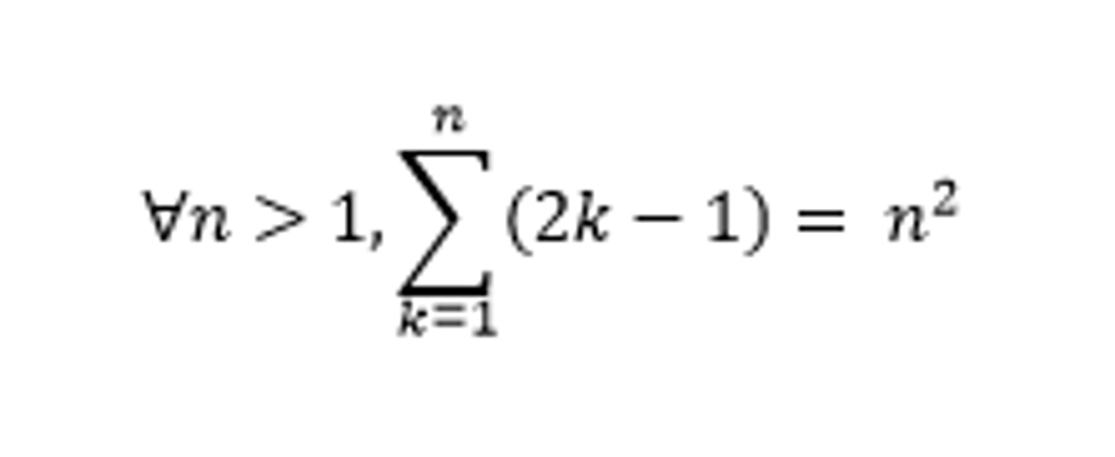 Solved Forall N 1 Sigmank1 2k 1 N2 7099