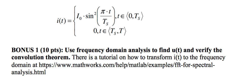 21 ?.t BONUS 1 (10 pts): Use frequency domain | Chegg.com
