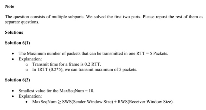 Solved 6. (20 points) For a sliding window algorithm with | Chegg.com