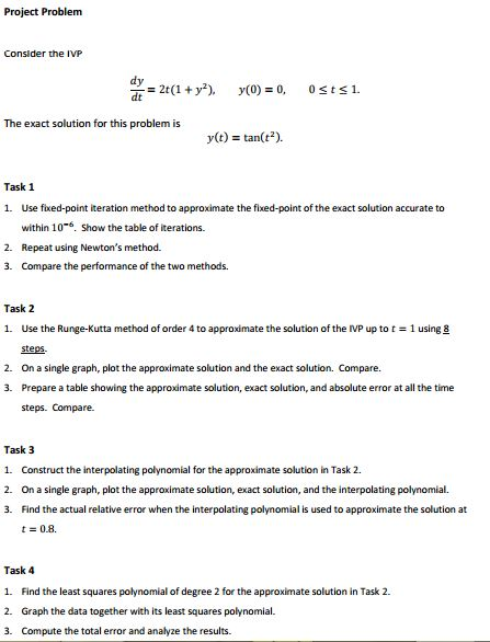 Matlab Write Your Own Scripts For All Used Methods 