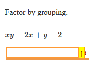 Solved Factor by grouping. | Chegg.com