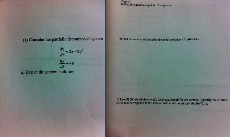 Solved Consider the partially decomposed system dx/dt = 2x | Chegg.com