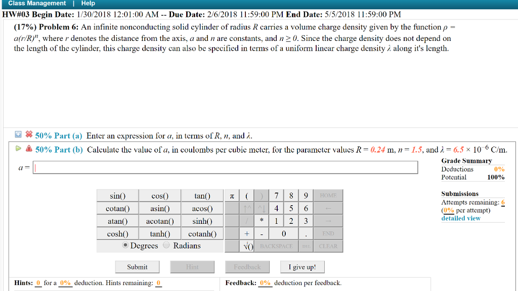 Solved Class Management | Help Hw#03 Begin Date: 1/30/2018 | Chegg.com